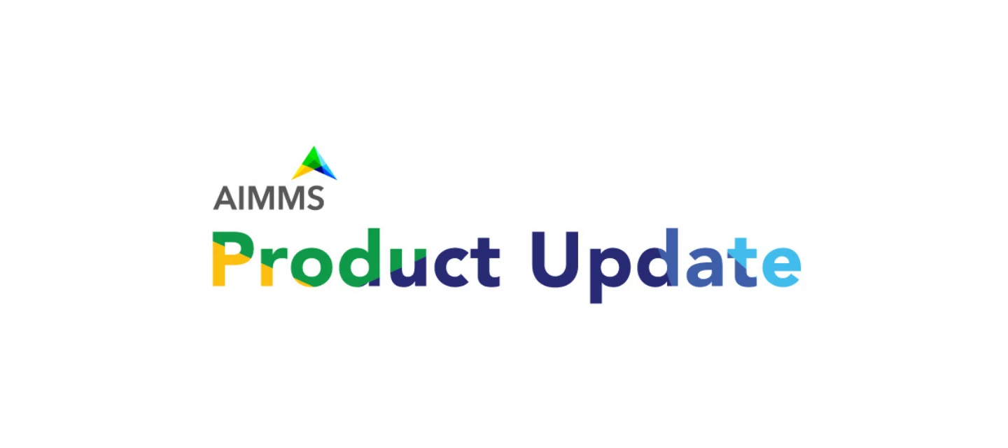 Product Update - September 2020 | AIMMS Community