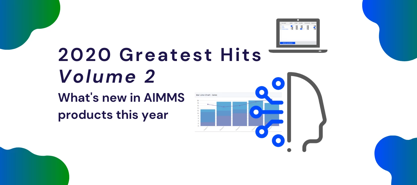 What’s New in AIMMS Products? 2020 Greatest Hits – Volume 2 | AIMMS ...