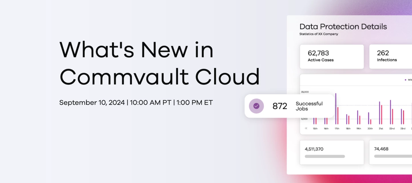 See What's New in Commvault Cloud and CPR 2024E (on-demand) | Community