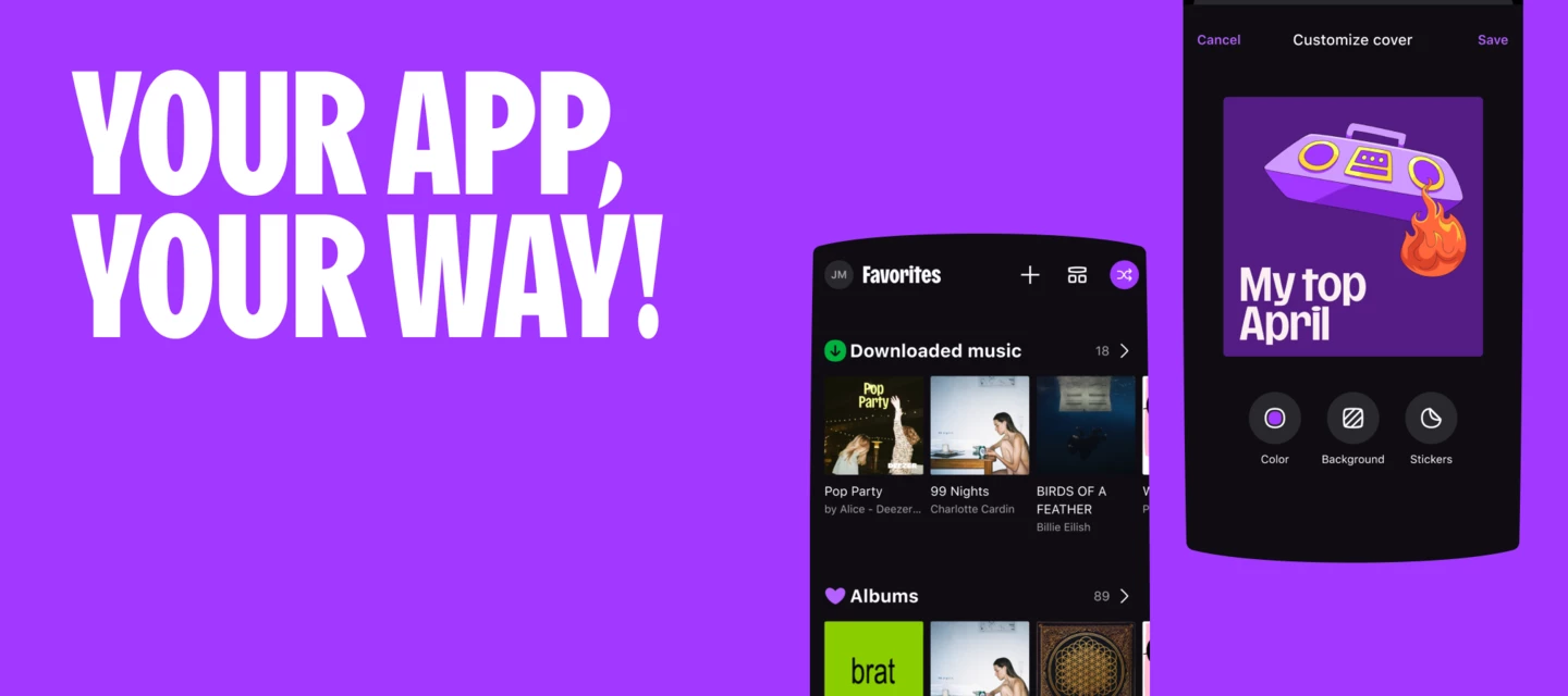 Your App, Your Way: Personalize Deezer Like Never Before 📲 | Deezer ...