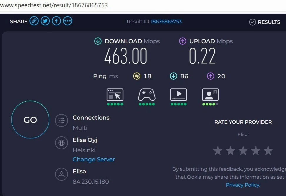 5G-liittymän hidas upload 0,22 Mbps | OmaYhteisö
