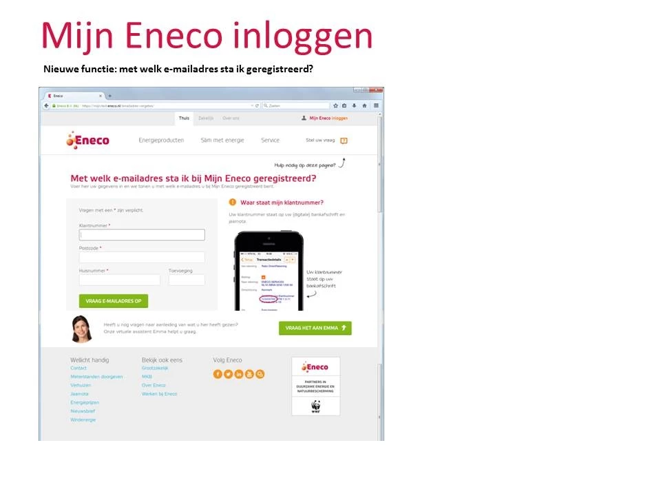 Mijn Eneco inlogproces volledig vernieuwd | Eneco Community