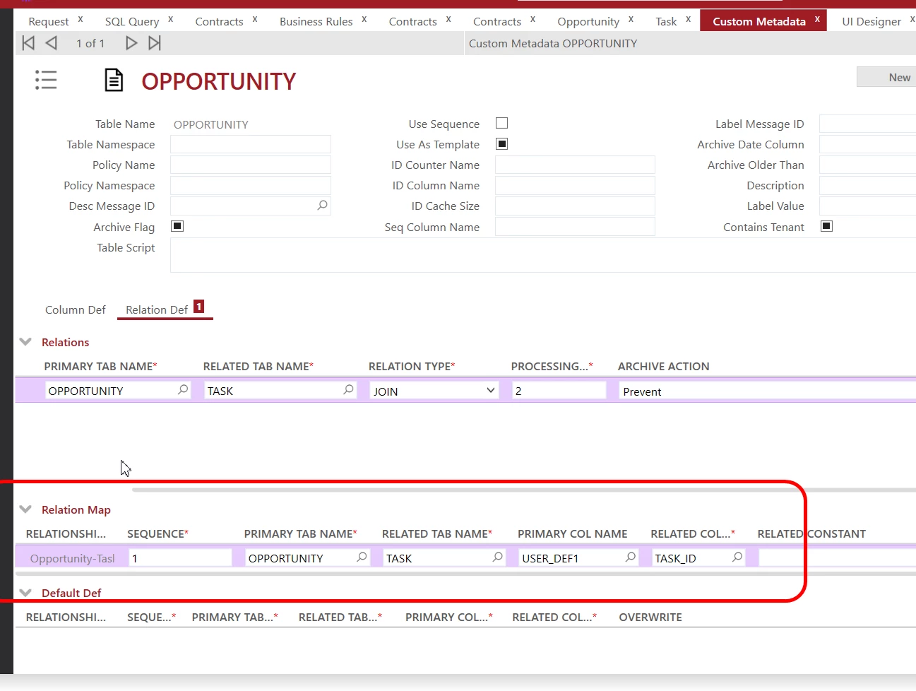 Opportunity Link To Task Raised From IFS Community