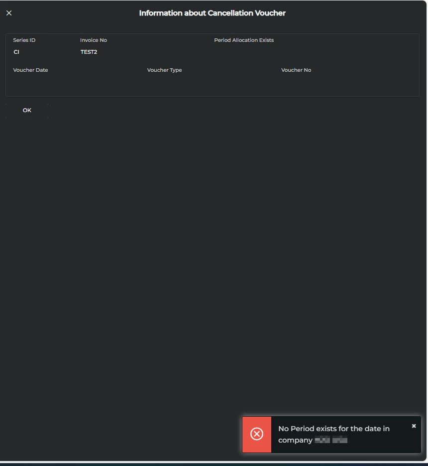 Cancel Manual customer invoice | IFS Community