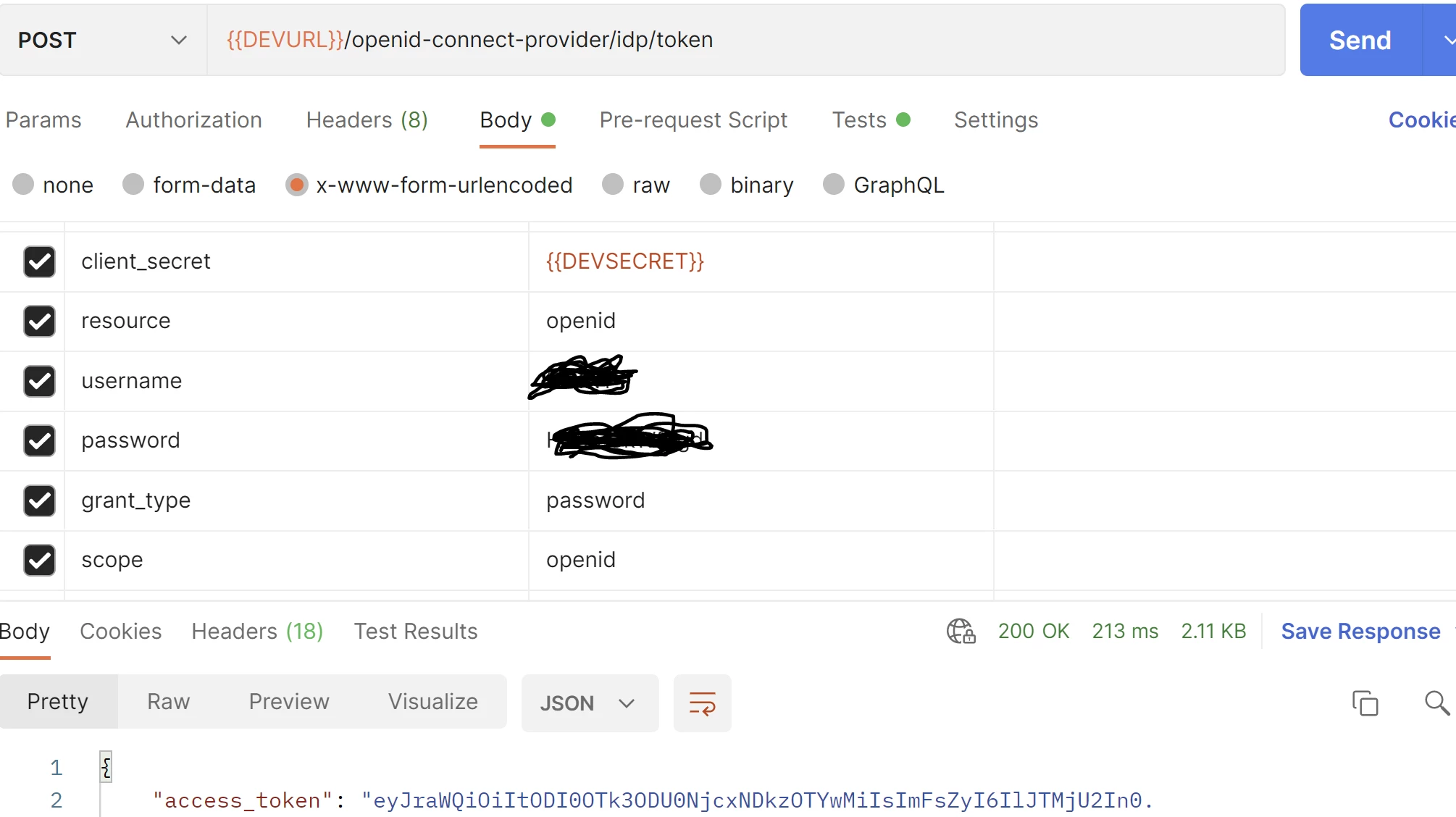 ODATA REST Call Return 403 With Access Token Using IFS IDP User IFS 