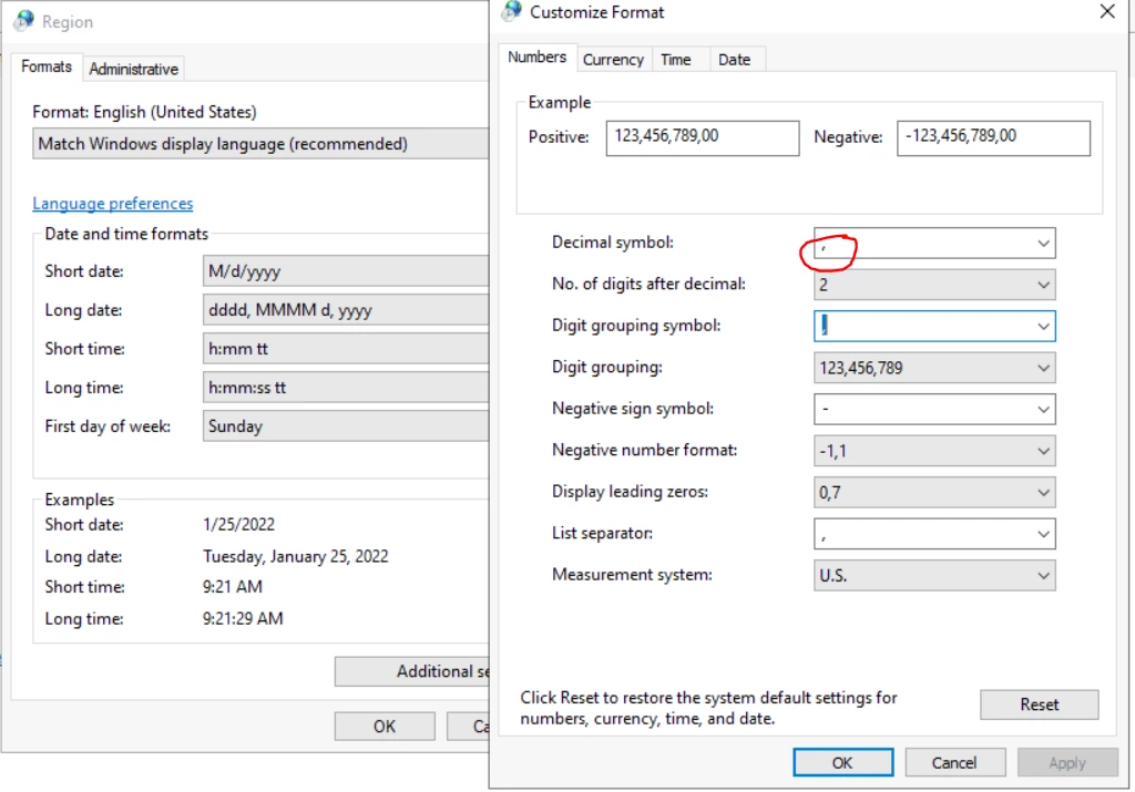Changing Comma Into Dot When Data Transfer IFS Community