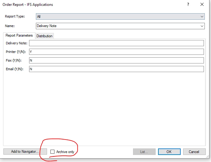 How To Disable PDF Archive IFS Community