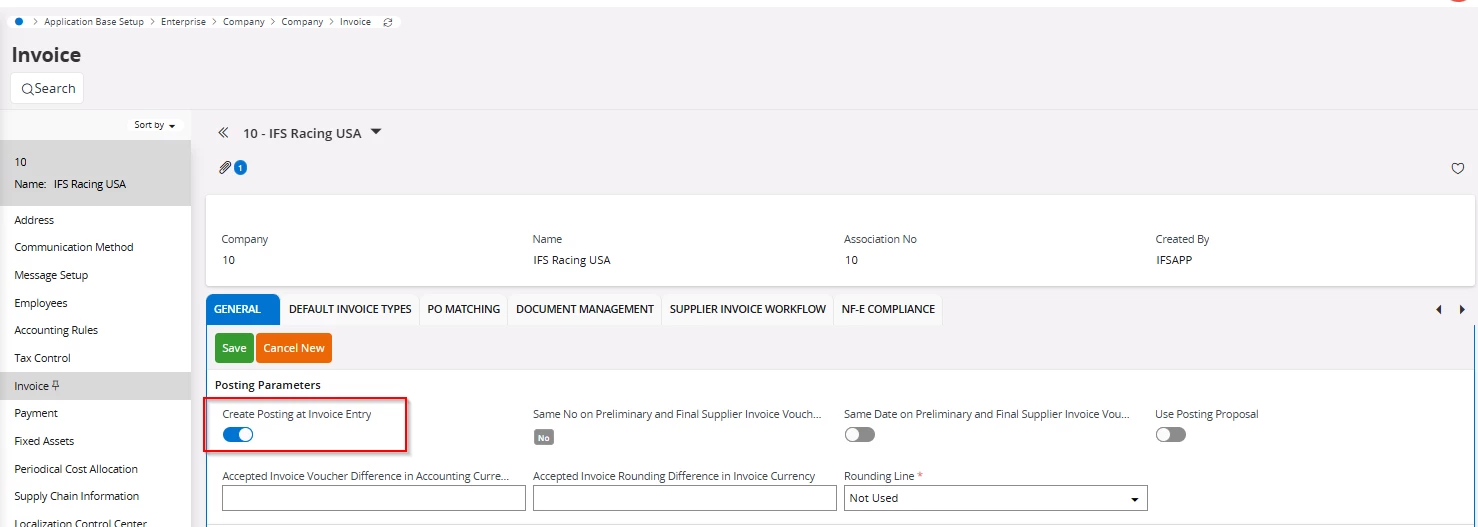Mass change of AP invoices status from "Preliminary" to "Posted" | IFS ...