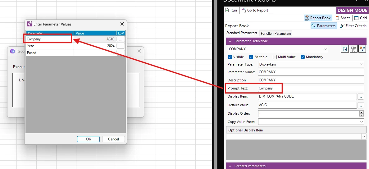 Add Description Parameter in Business Report | IFS Community