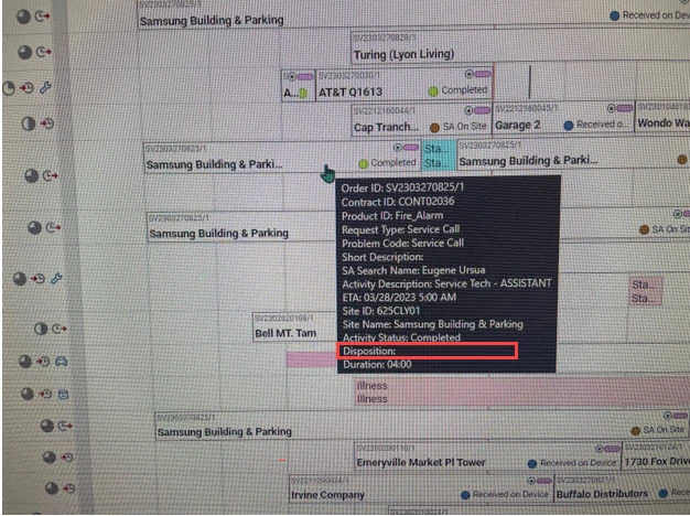 ACTIVITY DETAILS -WEB Console - Disposition blank | IFS Community