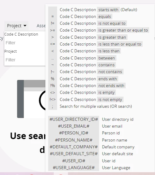How to used Syntax to search data in IFS Cloud | IFS Community