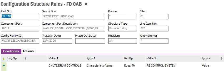Configuration Structure Rules | IFS Community