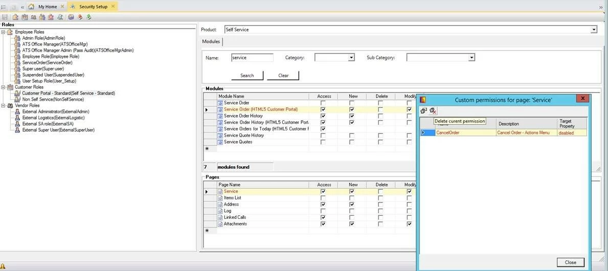 How can I remove or disable Cancel Order from the Orders drop-down in ...