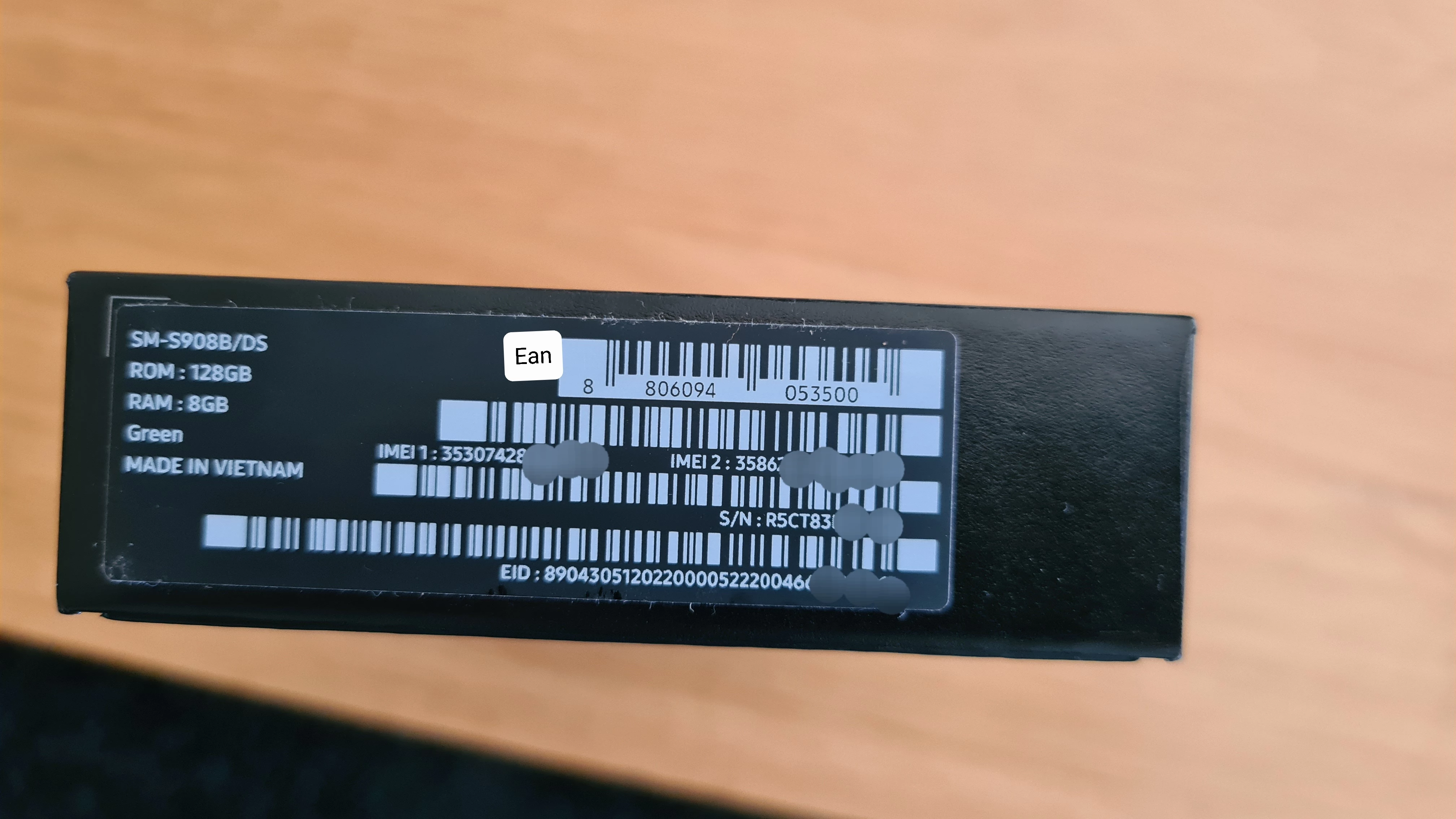 Waar Kan Ik De EAN Code Vinden Van Mijn Samsung Galaxy S22 Voor De Waar Kan Ik De EAN Code Vinden Van Mijn Samsung Galaxy S22 Voor De