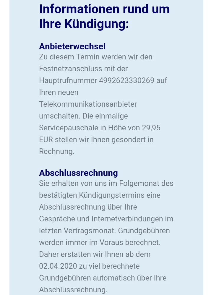 O2 DSL Vertrag Kündigung | O₂ Community
