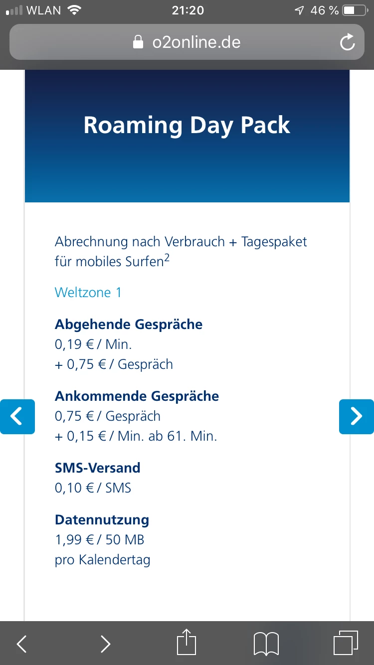 Datenroaming mit O2 Free Tarifen außerhalb Länderzone 1? | O₂ Community