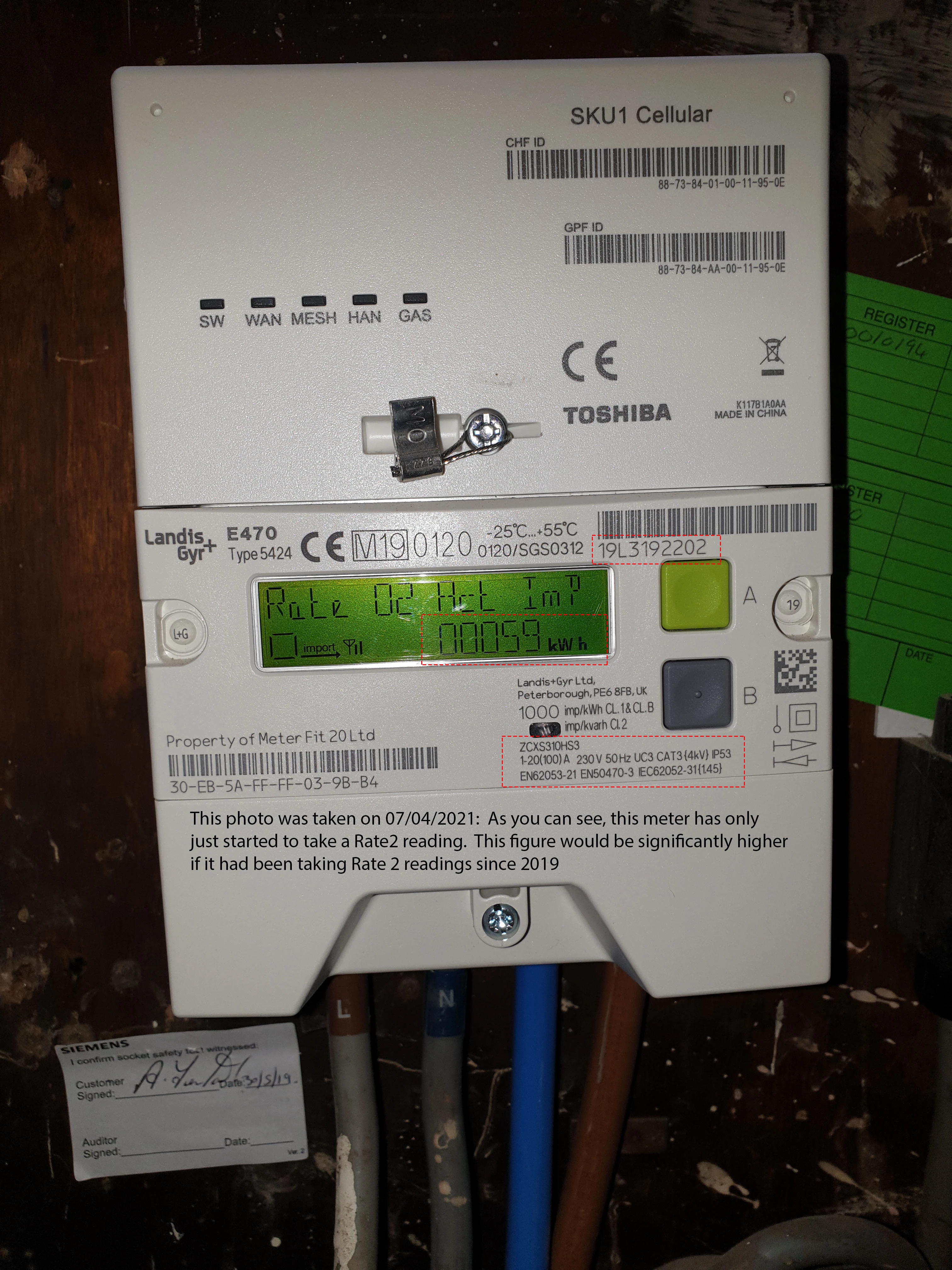 L G E470 Smets2 Meter Changed From Single Rate To Eco7 By New Supplier l-g-e470-smets2-meter-changed-from-single-rate-to-eco7-by-new-supplier