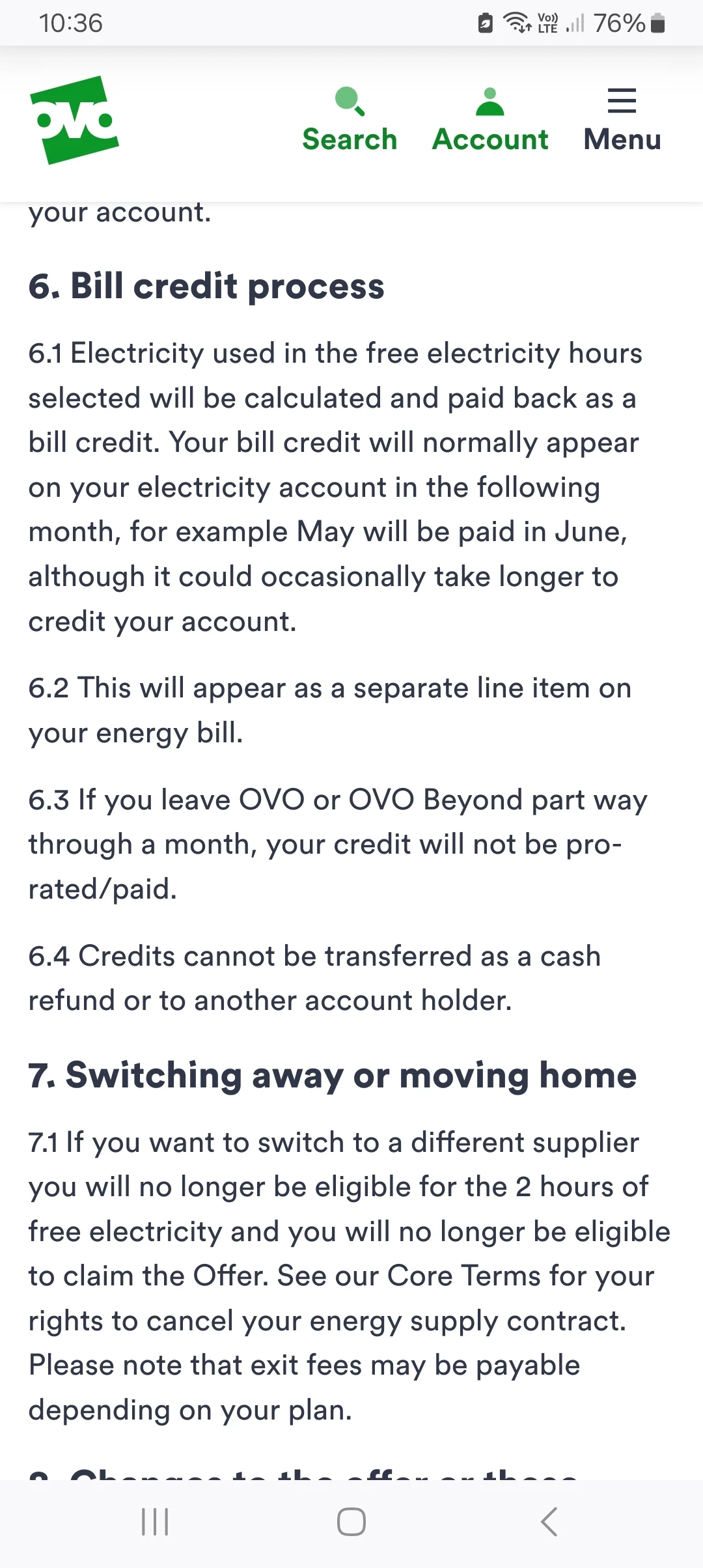 OVO Beyond 2 hours’ worth free electricity | The OVO Forum
