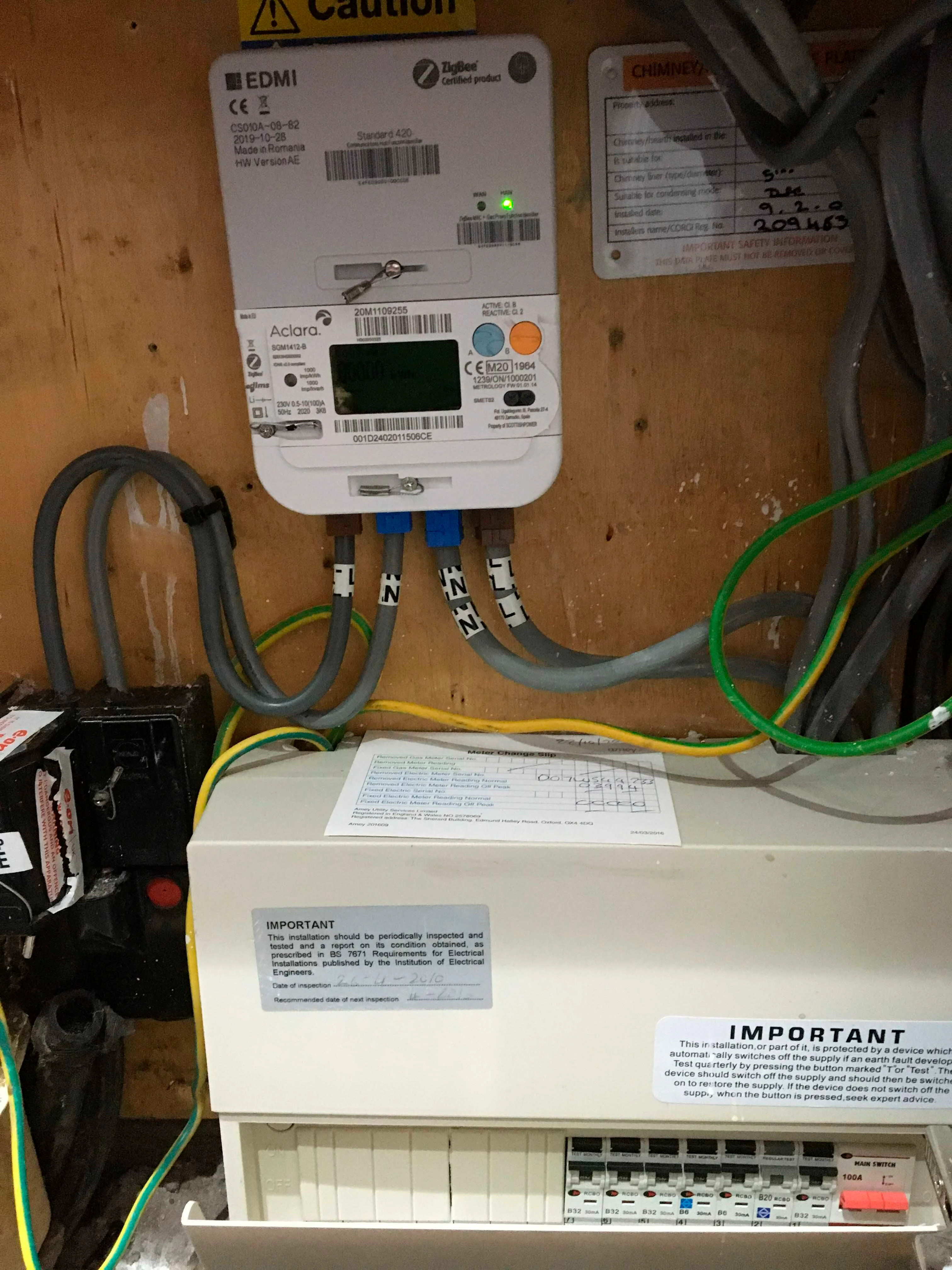 My consumer unit keeps tripping, is this connected to the smart meter ...