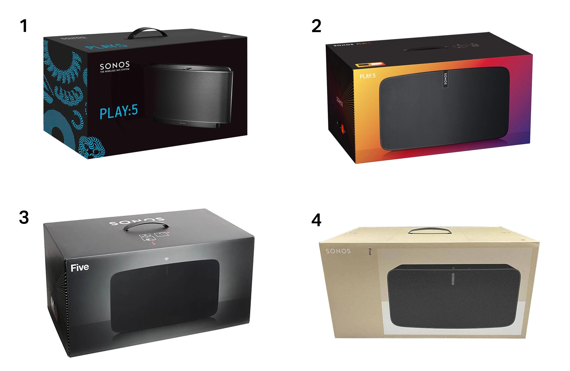 Sonos Packaging Through the Years | Sonos Community