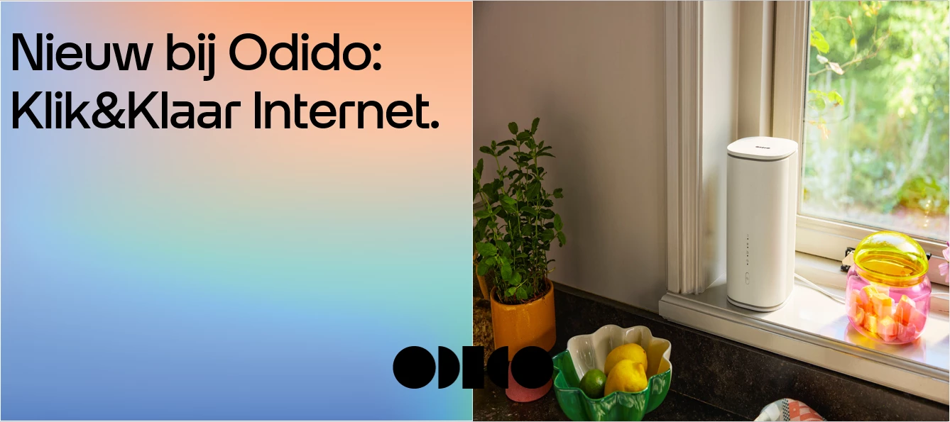 Nieuw bij Odido: Klik&Klaar Internet | Odido community