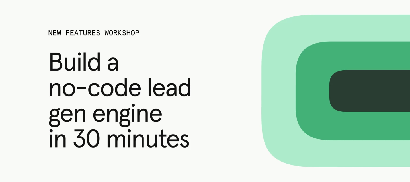 Rewatch the workshop: Build a no-code lead gen engine in 30 minutes 🚀 ...