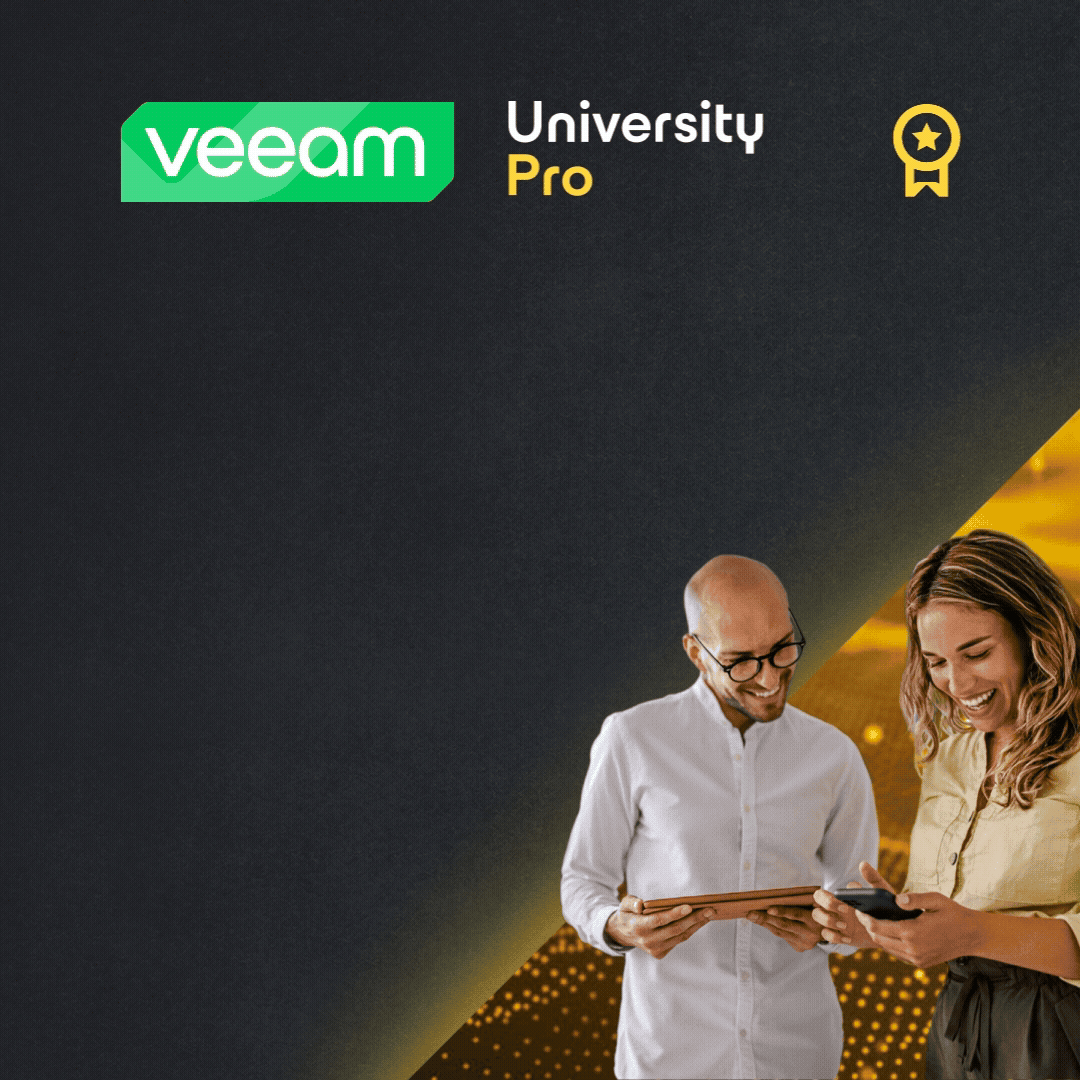 Veeam University Pro - Une nouvelle façon de se former | Veeam ...