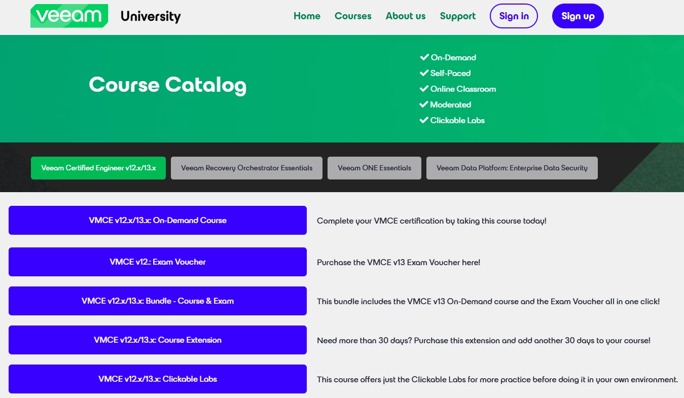 Você já conhece o Veeam University? | Veeam Community Resource Hub